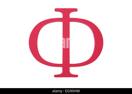 Phi greek letter, Phi symbol vector illustration Stock Vector Image ...