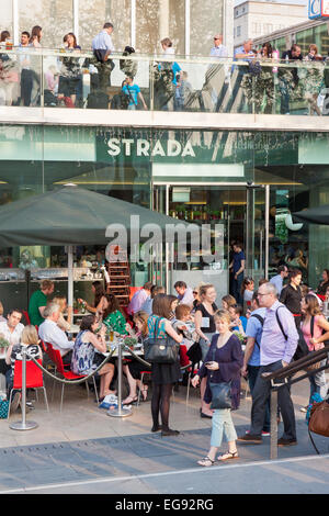 Strada Restaurant on London South Bank - London UK Stock Photo - Alamy