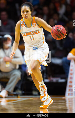 February 19, 2015: Cierra Burdick #11 of the Tennessee Lady Volunteers ...