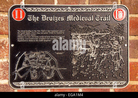 The Devizes Medieval Trail, Devizes, Wiltshire, England, UK Stock Photo ...