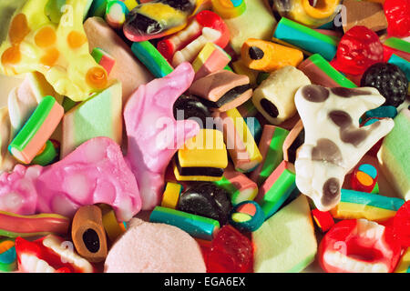 Multicolor Fruit Jelly Stock Photo - Alamy