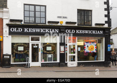 Old Keswickian Fish and chip shop Restaurant in Keswick Cumbria in the ...