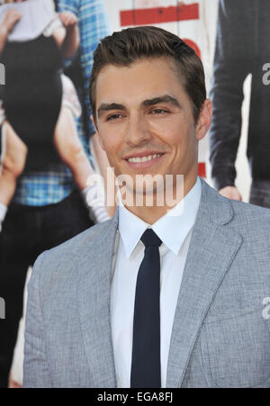 Dave Franco at the Neighbors Premiere at the Westwood Village Theatre ...