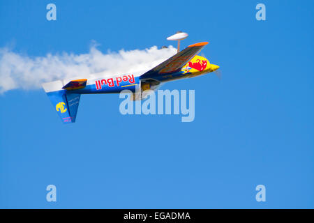 Red BUll RC Stunt Plane flying at air display Stock Photo - Alamy