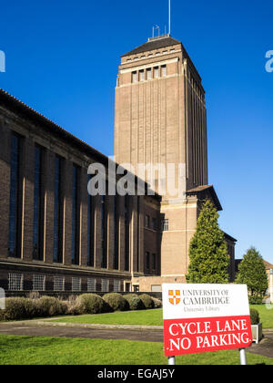 The University of Cambridge Library building, designed by Sir Giles ...