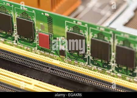RAM Memory Module Installed On Computer Motherboard Stock Photo - Alamy