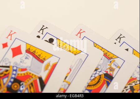 four kings playing cards Stock Photo: 37831918 - Alamy