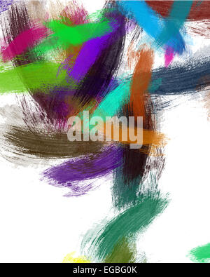 Fighting composing brush tools technique Stock Photo - Alamy