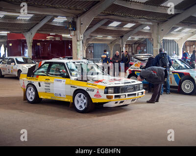 Classic Audi Quattro rally car 2 door version Stock Photo - Alamy