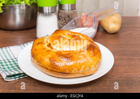 Moldovan pie filling vertuta closeup Stock Photo - Alamy