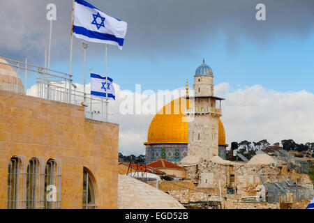 Beautiful view on Jerusalem from wall of David Citadel, Jerusalem ...
