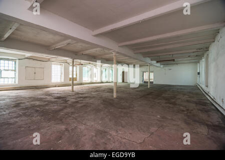 Empty warehouse office or commercial area, industrial background Stock ...