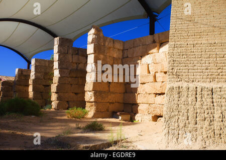 Capo Soprano walls of old Gela old greek city, Sicily, Italy Stock ...