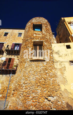 Medieval fortification in Gela town, Sicily, Italy Stock Photo - Alamy