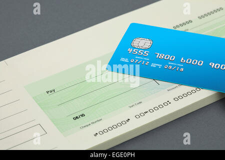 Close up of a cheque book Stock Photo - Alamy