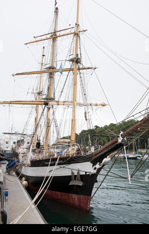 Pelican of London tall ship at Weighmouth harbour Stock Photo - Alamy