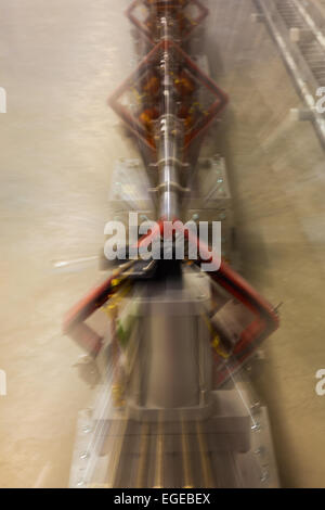 Zoomed image of a beam line at a particle accelerator laboratory Stock ...