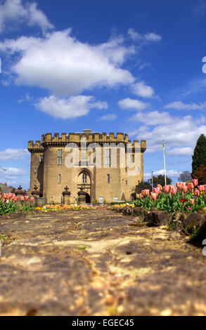 View of Courthouse from Carlisle Park, Morpeth, Northumberland Stock ...