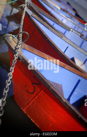 Boats on the River Wansbeck Morpeth Northumberland England Stock Photo ...