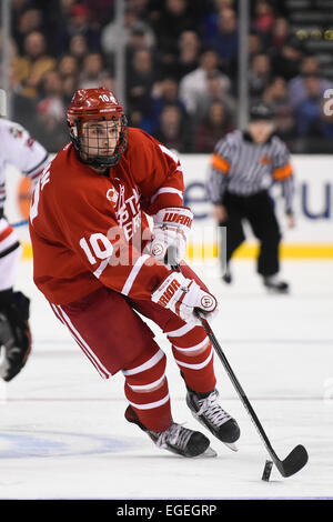 Boston, Massachusetts, USA. 23rd Feb, 2015. Harvard Crimson forward ...