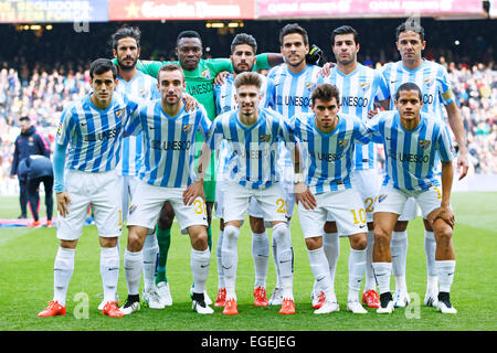 Malaga team group line-up, AUGUST 11, 2012 - Football / Soccer : Malaga ...