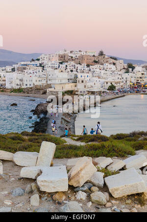 Sunset, Naxos, Cyclades Islands, Greece Stock Photo - Alamy
