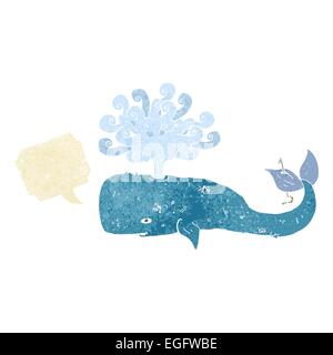 cartoon whale with speech bubble Stock Vector Image & Art - Alamy
