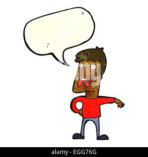 cartoon complaining man with speech bubble Stock Vector Image & Art - Alamy