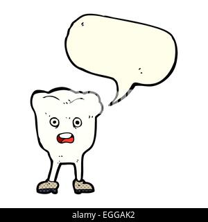 cartoon tooth looking afraid Stock Vector Image & Art - Alamy