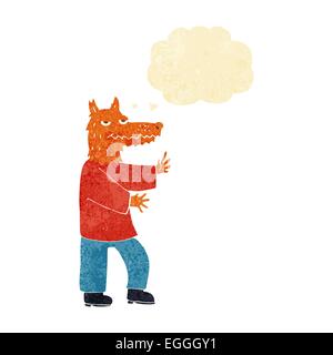 cartoon fox head with thought bubble Stock Vector Image & Art - Alamy