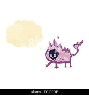cartoon little imp with thought bubble Stock Vector Image & Art - Alamy