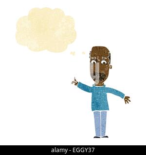 cartoon man issuing stern warning with speech bubble Stock Vector Image ...