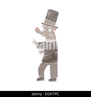 cartoon werewolf in top hat Stock Vector Image & Art - Alamy