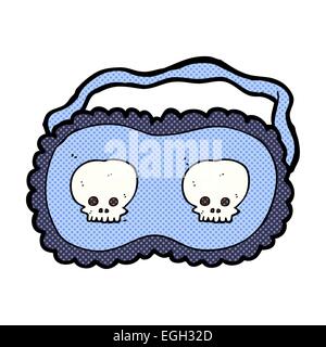 cartoon skull sleeping mask Stock Vector Image & Art - Alamy
