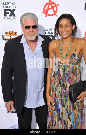 Actor Ron Perlman and his daughter Blake attend the 17th Annual Gotham ...