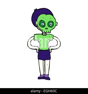 cartoon woman wearing halloween mask Stock Vector Image & Art - Alamy