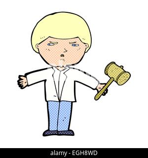 Hand drawn Auctioneer vector illustration Stock Vector Image & Art - Alamy