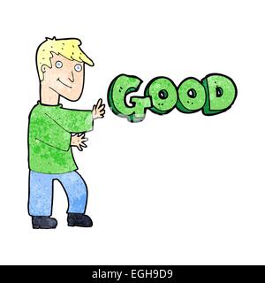 cartoon man doing good Stock Vector Image & Art - Alamy