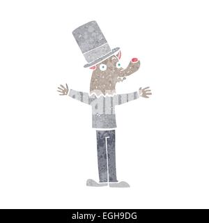 cartoon werewolf in top hat Stock Vector Image & Art - Alamy