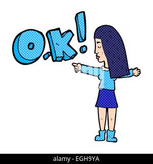 cartoon woman thinking OK Stock Vector Image & Art - Alamy