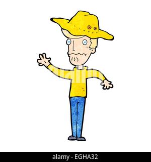 cartoon man in outback hat Stock Vector Image & Art - Alamy