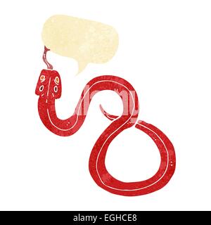 cartoon snake with speech bubble Stock Vector Image & Art - Alamy