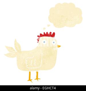 cartoon hen with thought bubble Stock Vector Image & Art - Alamy