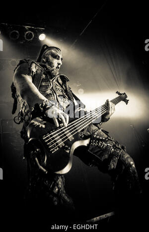The Polish death metal band Behemoth performs a live concert at the ...