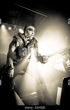 The Polish death metal band Behemoth performs a live concert at the ...