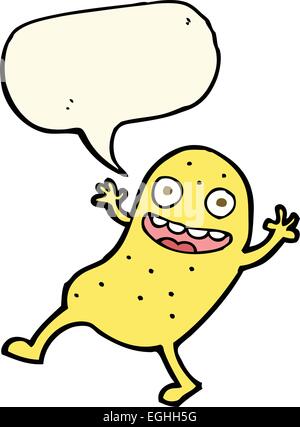 cartoon potato with speech bubble Stock Vector Image & Art - Alamy