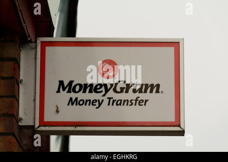 MoneyGram money transfer Send Money and Receive money forms Stock Photo ...