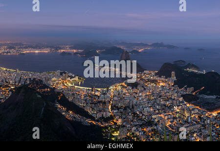 View from Cristo Redentor over Rio de Janeiro, Corcovado, Rio de ...