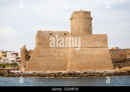 protected area of capo rizzuto, castle aragonese, le castella, crotone ...