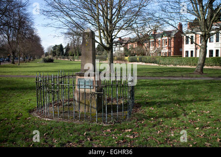 Memorial stone in Binley Road, Binley, Coventry, West Midlands, England ...